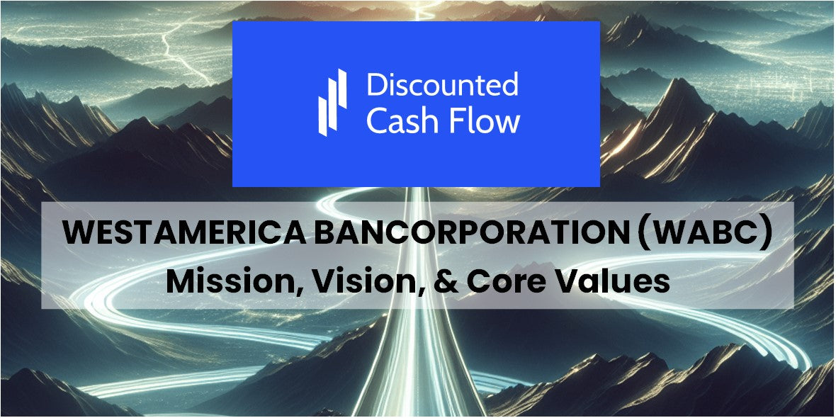 Declaración de misión, visión, & Valores centrales (2025) de Westamerica Bancorporation (WABC ...