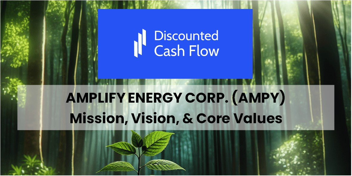 Mission Statement, Vision, & Core Values (2025) of Amplify Energy Corp ...