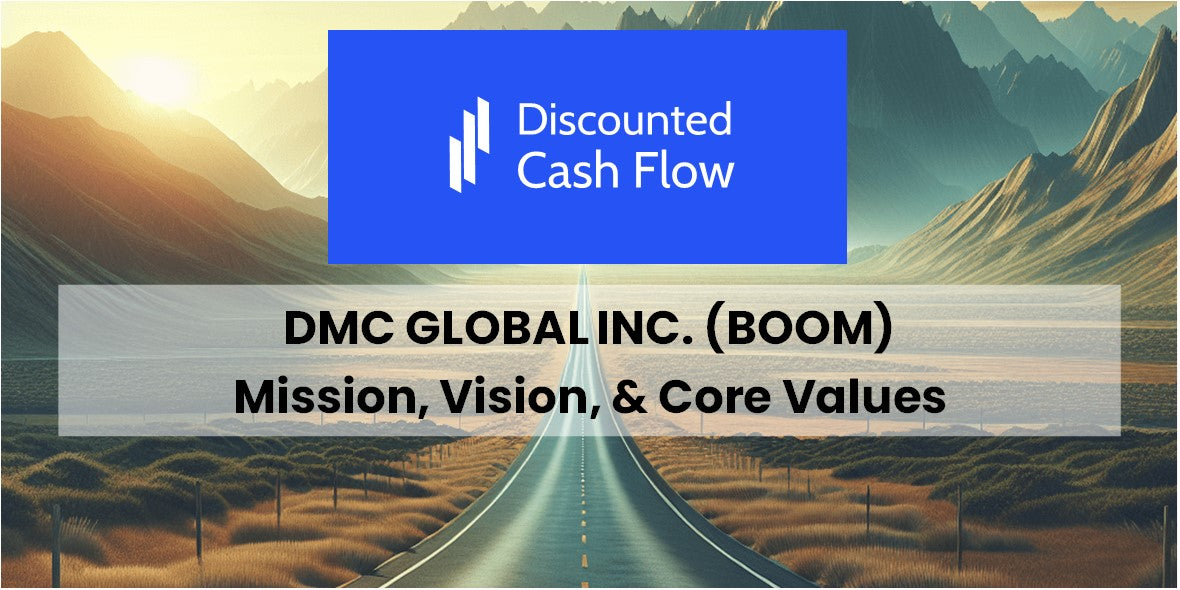Mission Statement, Vision, & Core Values (2025) of DMC Global Inc. (BOOM) – DCFmodeling.com