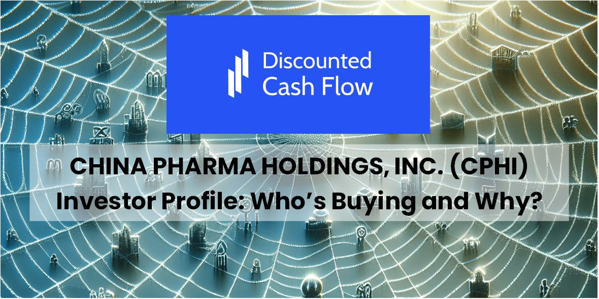 Explorando el inversor de China Pharma Holdings, Inc. (CPHI) Profile: ¿Quién está comprando y ...