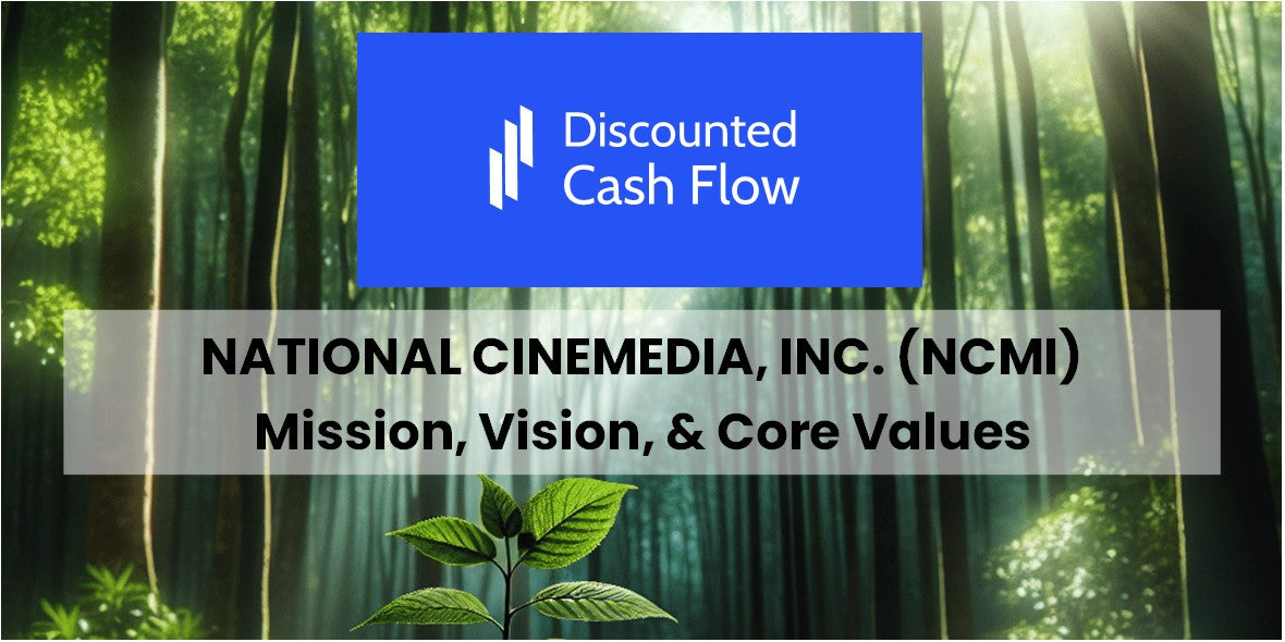 Declaración de misión, visión, & Valores centrales (2025) de National Cinemedia, Inc. (NCMI ...