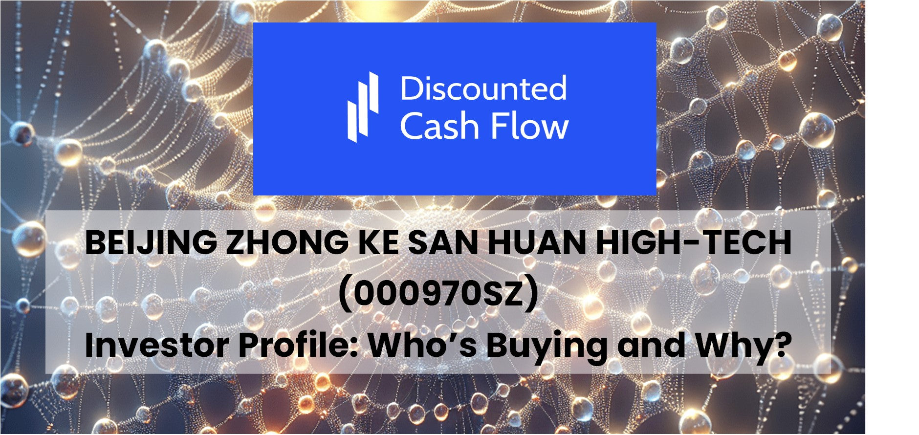 Exploring Beijing Zhong Ke San Huan High-Tech (000970SZ): Who’s Buying and Why? – DCFmodeling.com