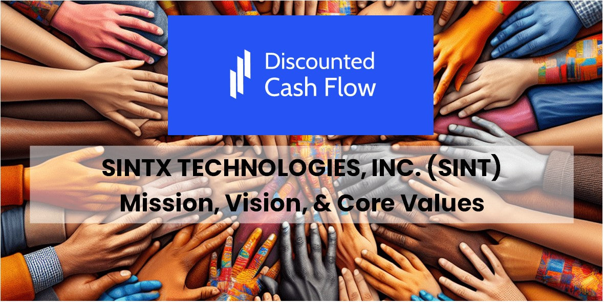 Declaración de misión, visión, & Valores centrales (2025) de Sintx Technologies, Inc. (SINT ...