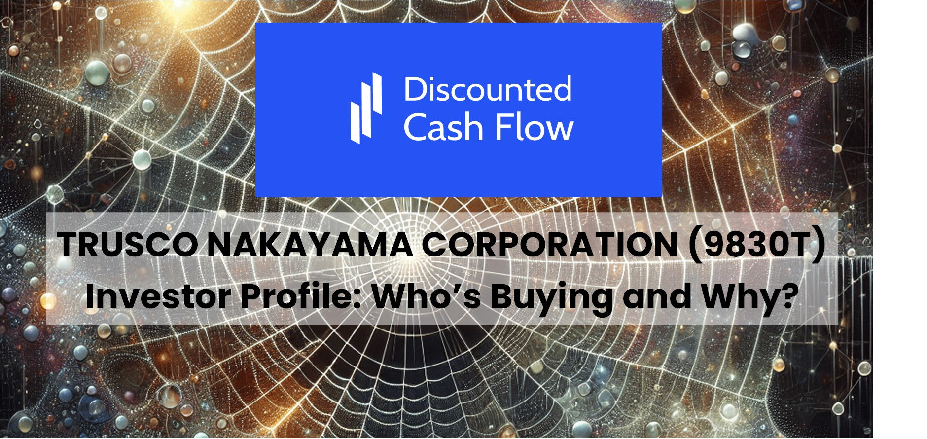 Exploring Trusco Nakayama Corporation (9830T): Who’s Buying and Why? – DCFmodeling.com