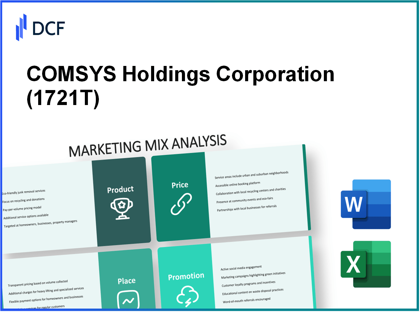 Marketing Mix Analysis of COMSYS Holdings Corporation (1721T) – DCFmodeling.com