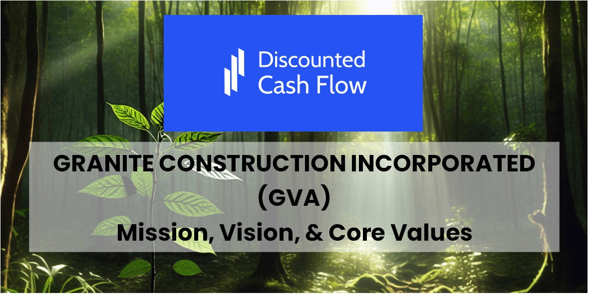 Mission Statement, Vision, & Core Values (2025) of Granite Construction ...