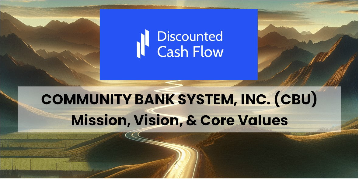 Mission Statement, Vision, & Core Values (2025) of Community Bank ...