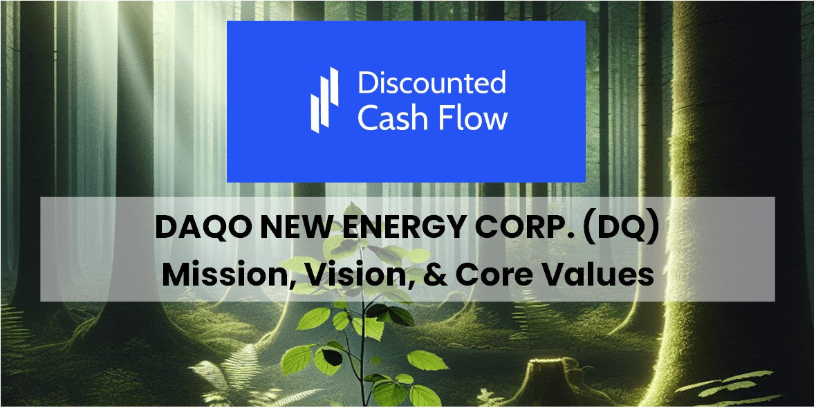 Mission Statement, Vision, & Core Values (2025) of Daqo New Energy Corp ...