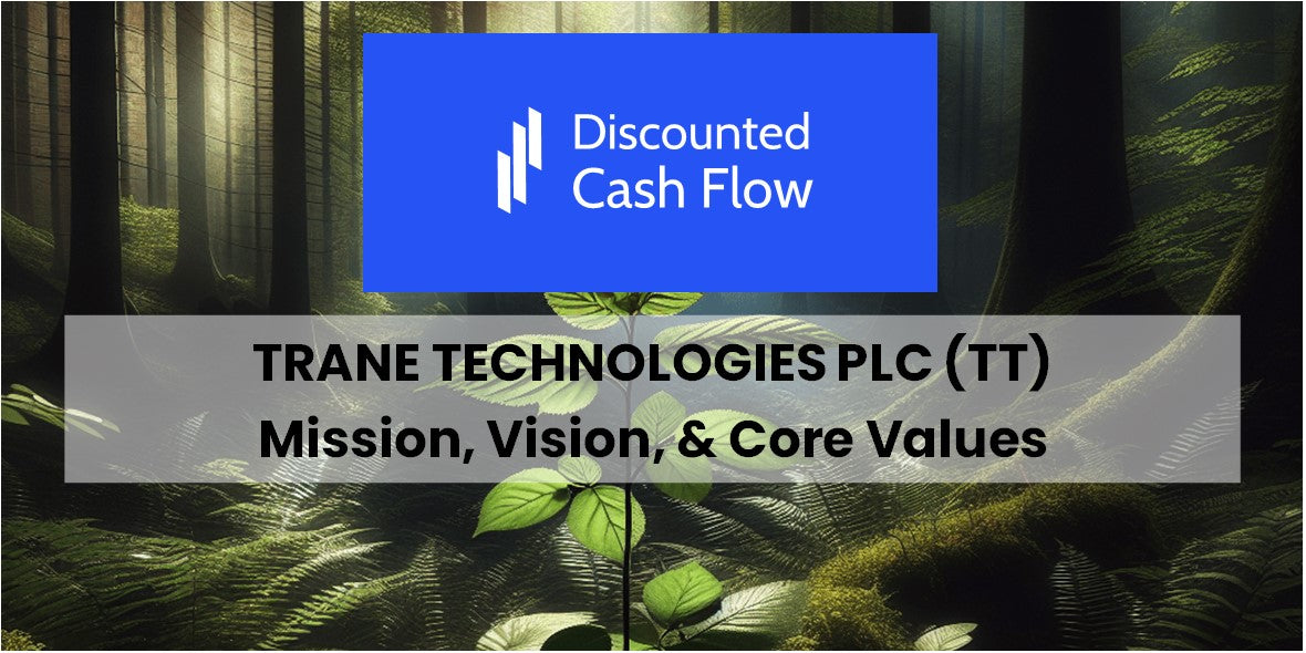 Mission Statement, Vision, & Core Values (2025) of Trane Technologies ...