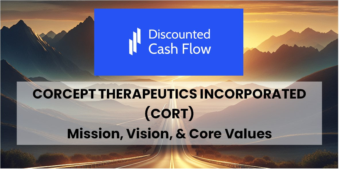 Mission Statement, Vision, & Core Values (2025) of Corcept Therapeutics Incorporated (CORT ...