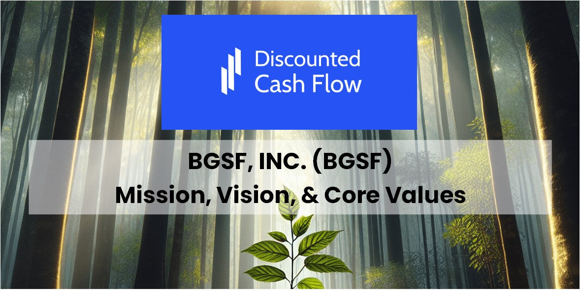 Mission Statement, Vision, & Core Values (2025) of BGSF, Inc. (BGSF ...