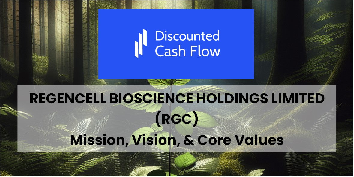 Mission Statement, Vision, & Core Values (2025) of Regencell Bioscience ...