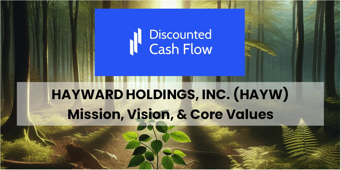 Mission Statement, Vision, & Core Values (2025) of Hayward Holdings ...