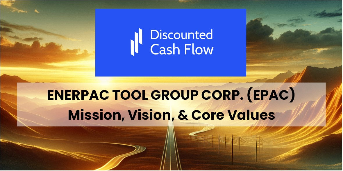 Mission Statement, Vision, & Core Values (2025) of Enerpac Tool Group ...