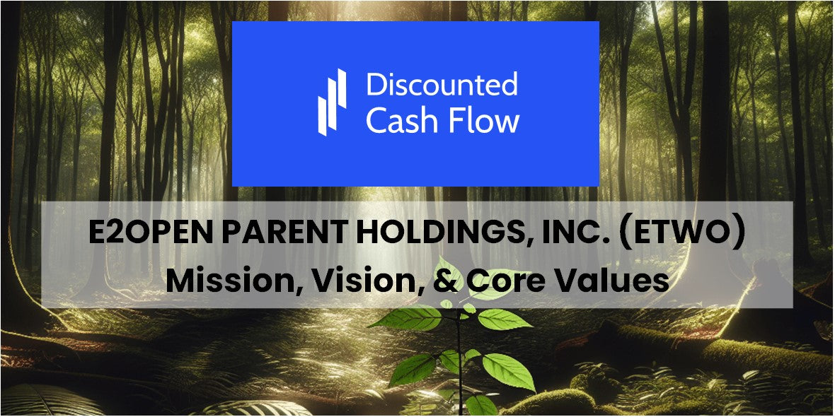 Mission Statement, Vision, & Core Values (2025) of E2open Parent ...