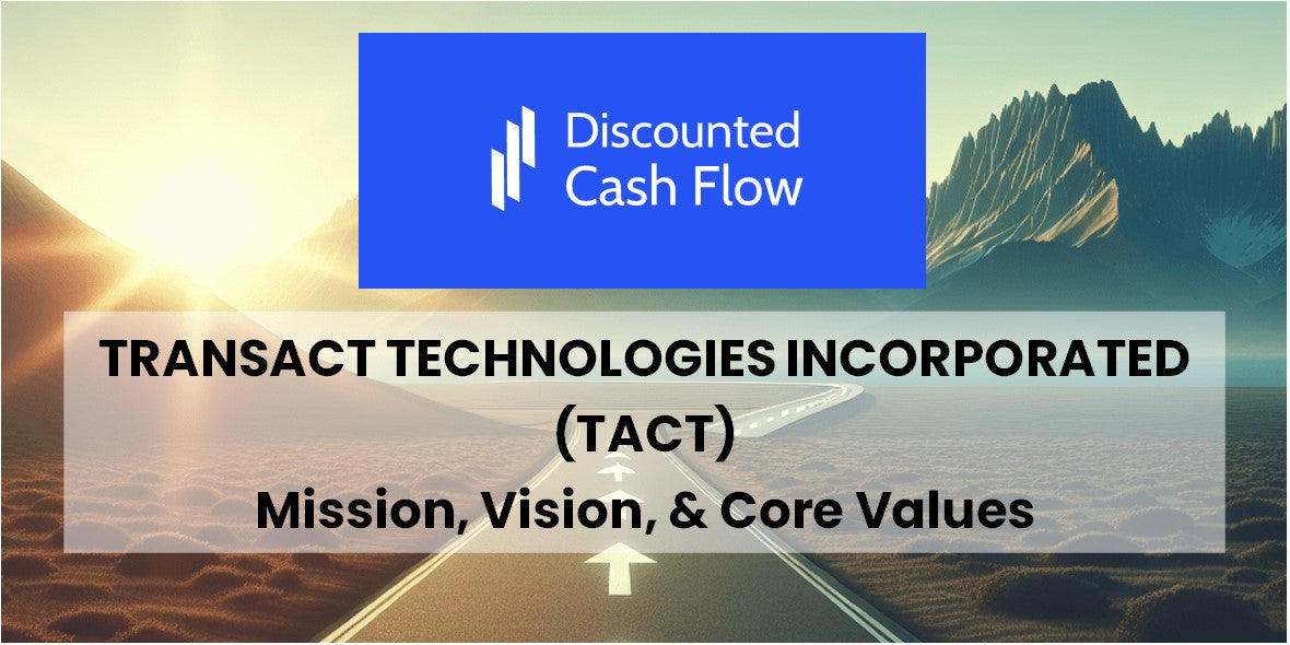 Mission Statement, Vision, & Core Values (2025) of TransAct ...