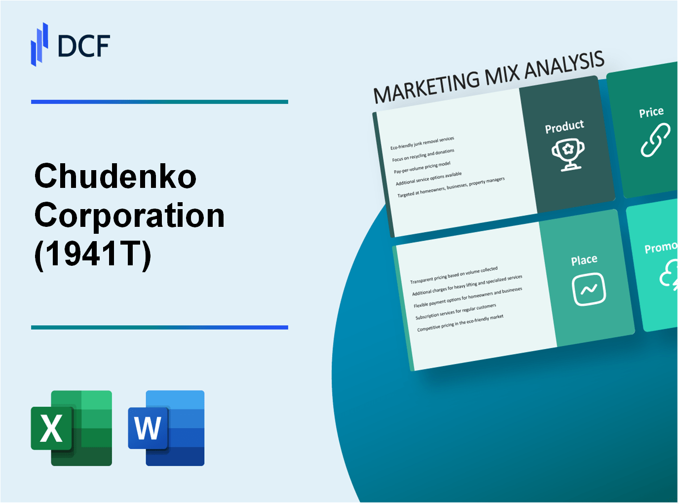Marketing Mix Analysis of Chudenko Corporation (1941T) – DCFmodeling.com