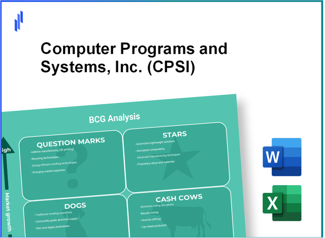 Computer Programs And Systems, Inc. (Cpsi): BCG Matrix Analysis ...