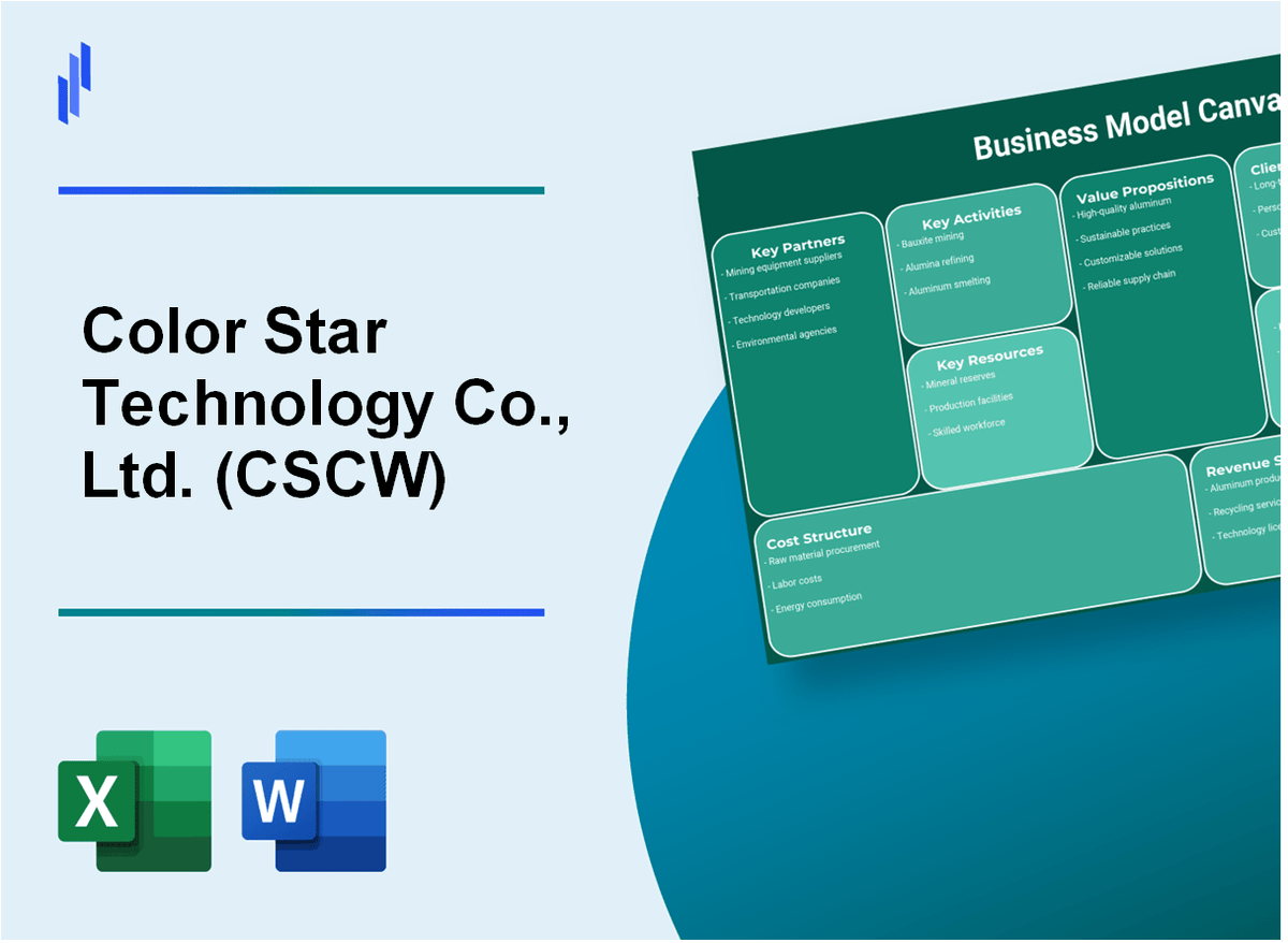 Color Star Technology Co., Ltd. (CSCW): Business Model Canvas ...