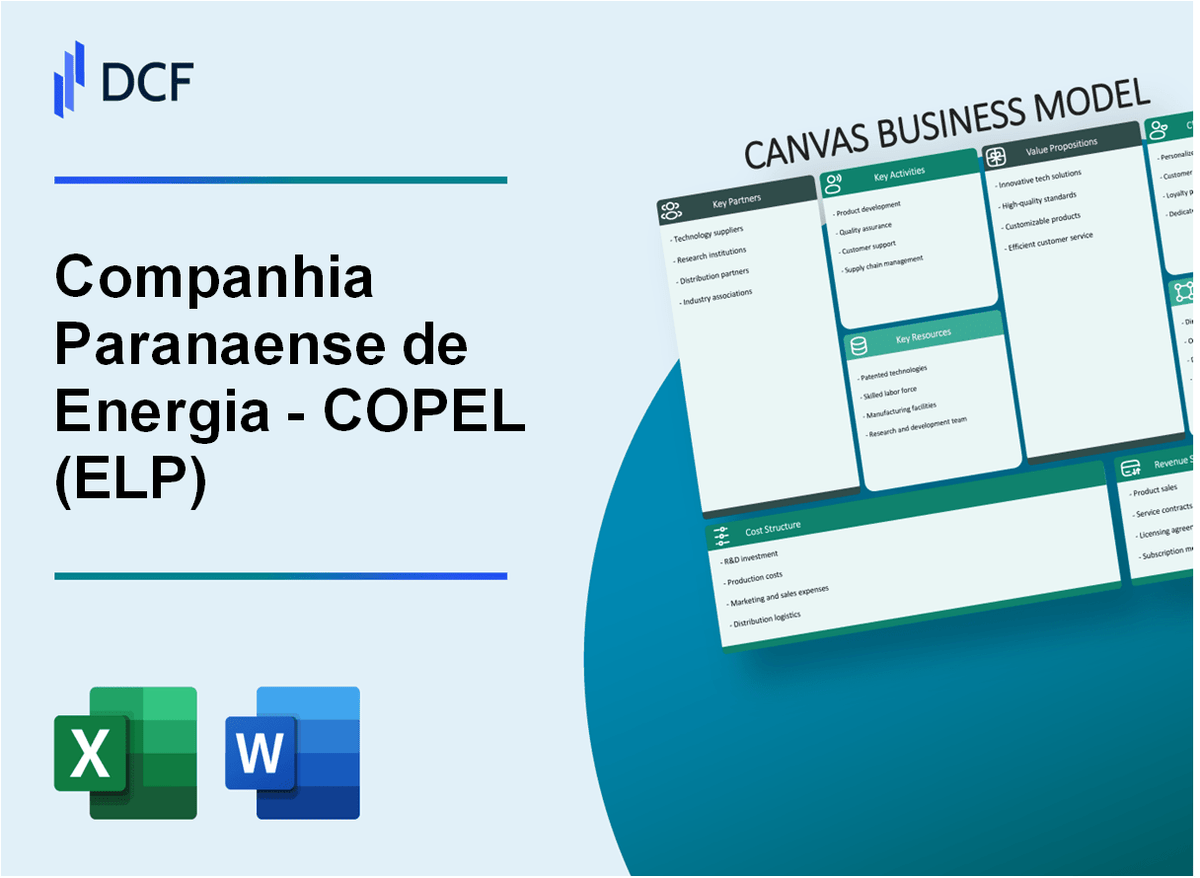 Companhia Paranaense de Energia - COPEL (ELP): Business Model Canvas ...