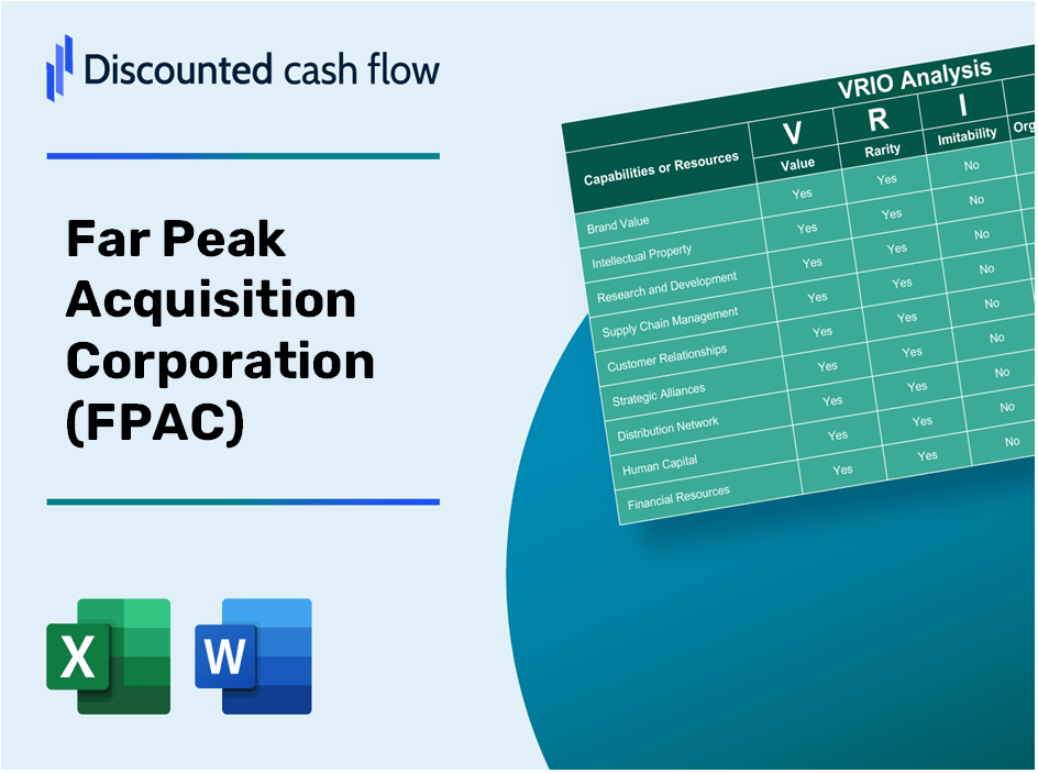 Far Peak Acquisition Corporation (FPAC): VRIO Analysis – DCFmodeling.com