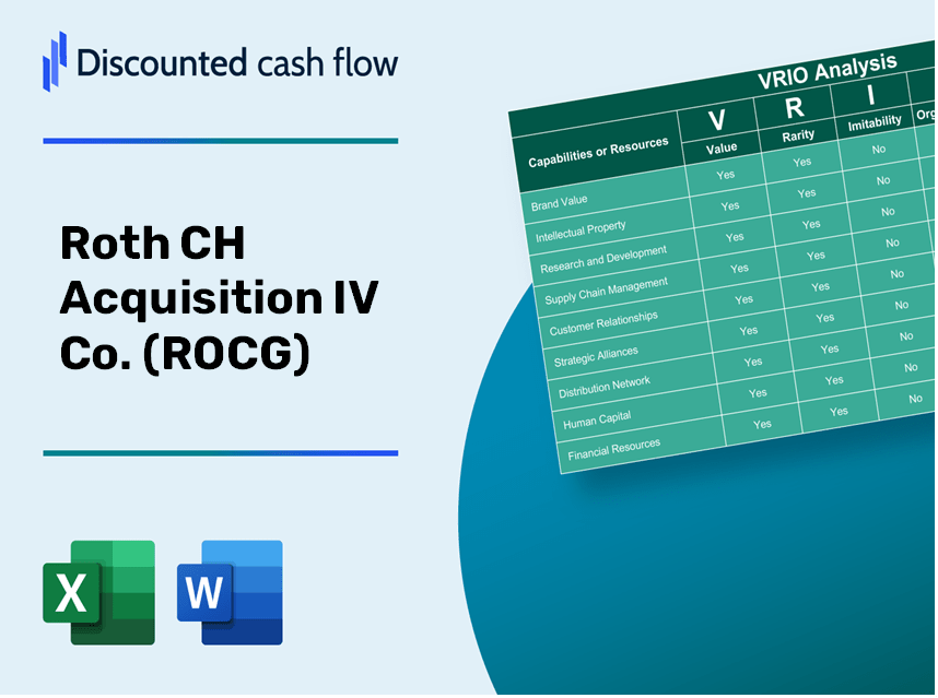 Roth CH Acquisition IV Co. (ROCG): VRIO Analysis – DCFmodeling.com
